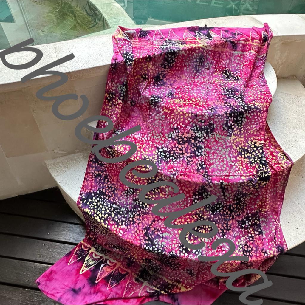 Jual Kain Pantai Bali Full Stamp Premium | Kain Pantai Canting Batik Bali | Swimsuit Cover| No ...