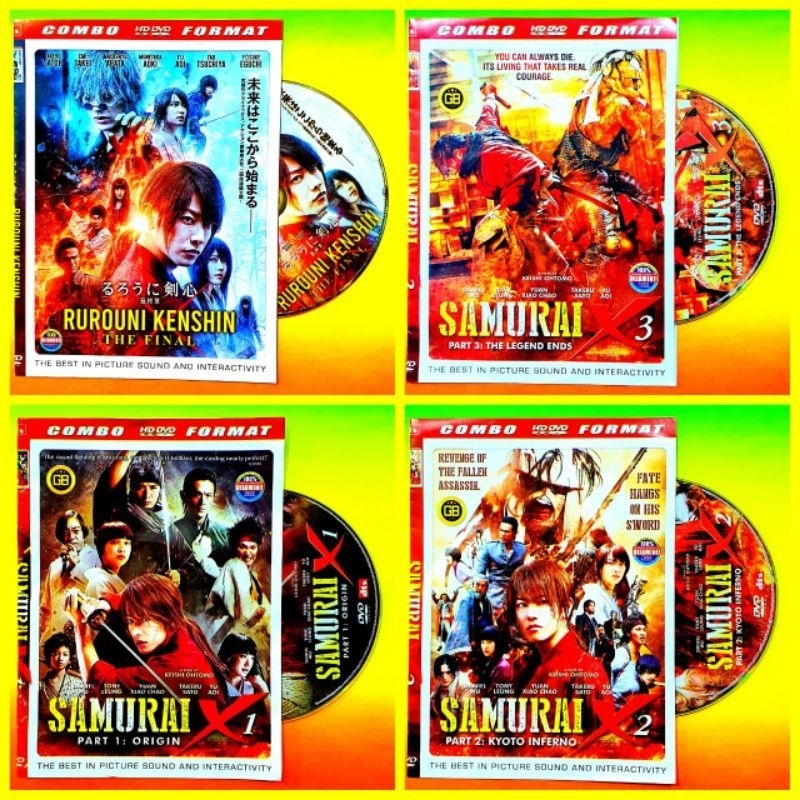 Jual KASET DVD SAMURAI X-LENGKAP FUUL BOX-DVD RUROUNI KENSHIN BIGINS ...