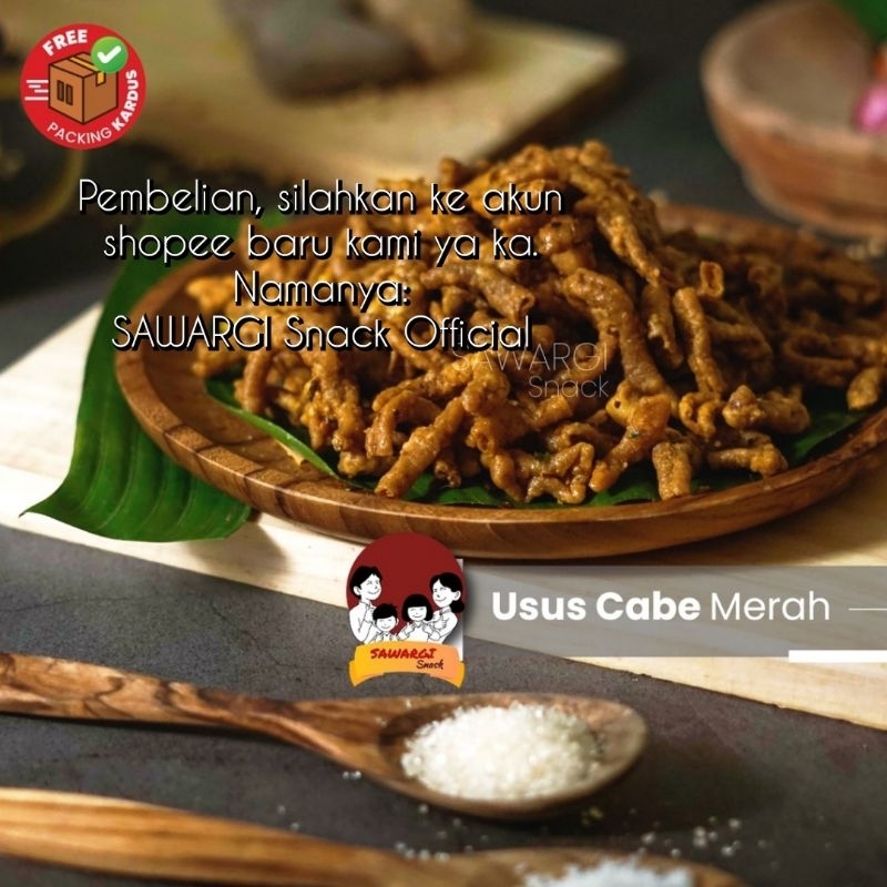 Jual SAWARGI Snack - Usus 500 gram | Shopee Indonesia