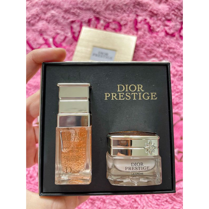 Jual Dior Prestige Set ( La micro huile de rose serum & La cream 5ml ...