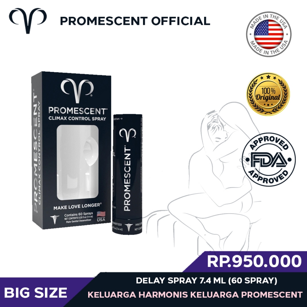Jual Promescent Delay Sprays 7.4 ml (60 Sprays) | Shopee Indonesia