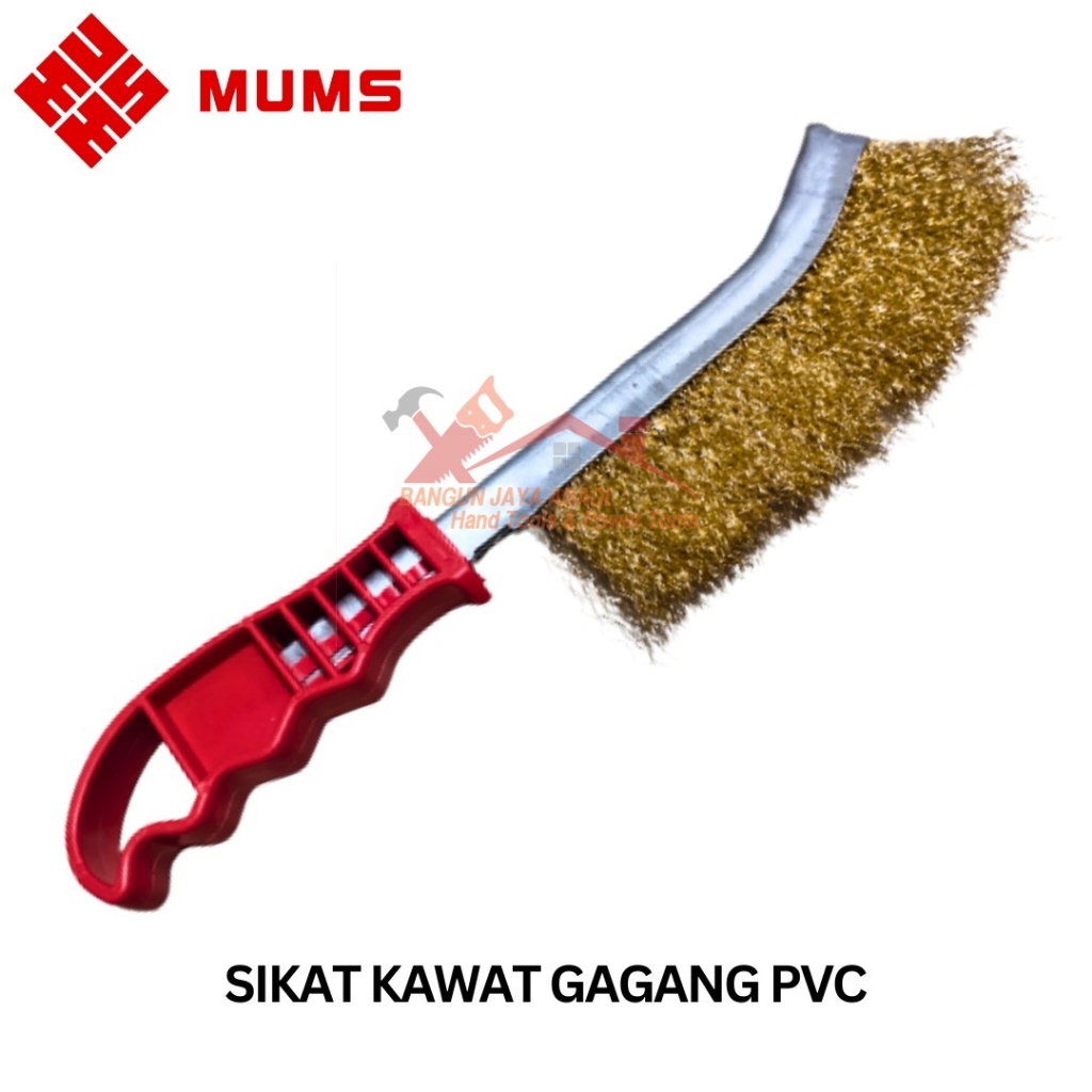 Jual Sikat Kawat Freed Baja Kuningan Gagang PVC Sikat Kawat Model ...