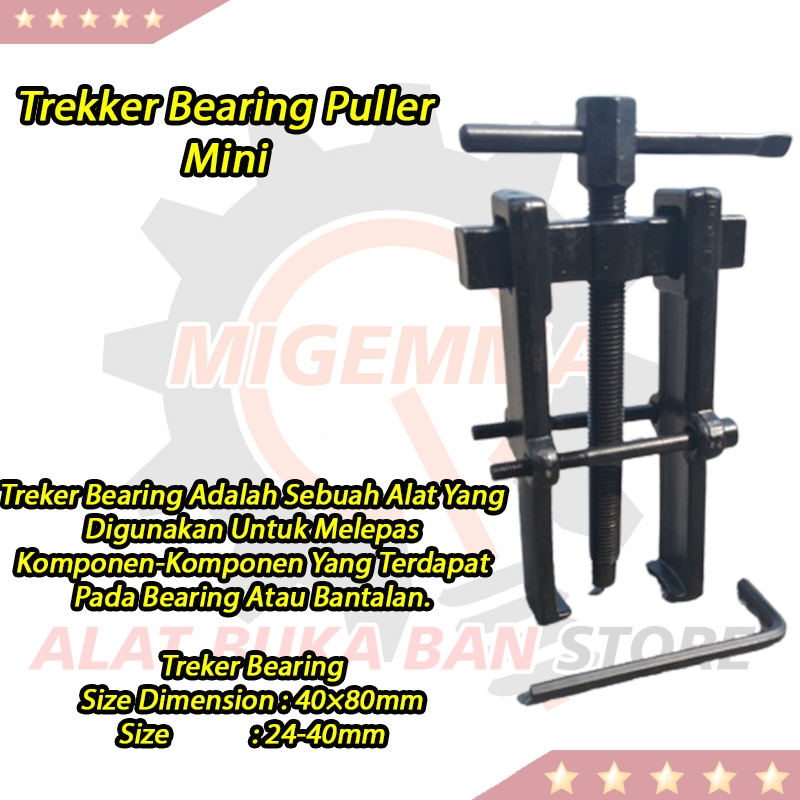 Jual Bearing Puller Tracker Bearing Treker Bering 40x80mm | Shopee ...