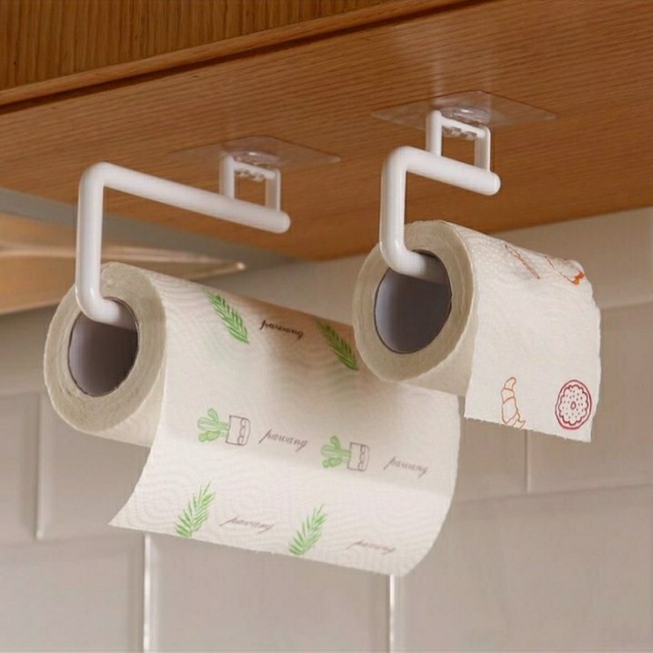 Jual Holder Kain Lap Dapur Holder Gantungan Tempat Gulungan Tissue Roll ...