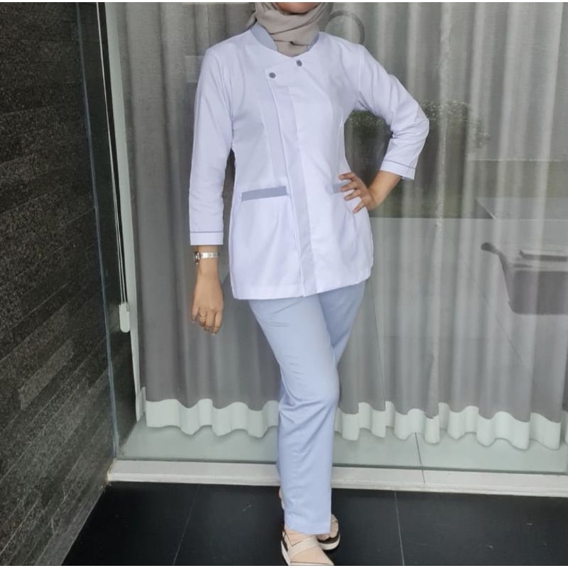 Jual RF010 SERAGAM BABY SISTER / BAJU SUSTER / Perawat / klinik ...