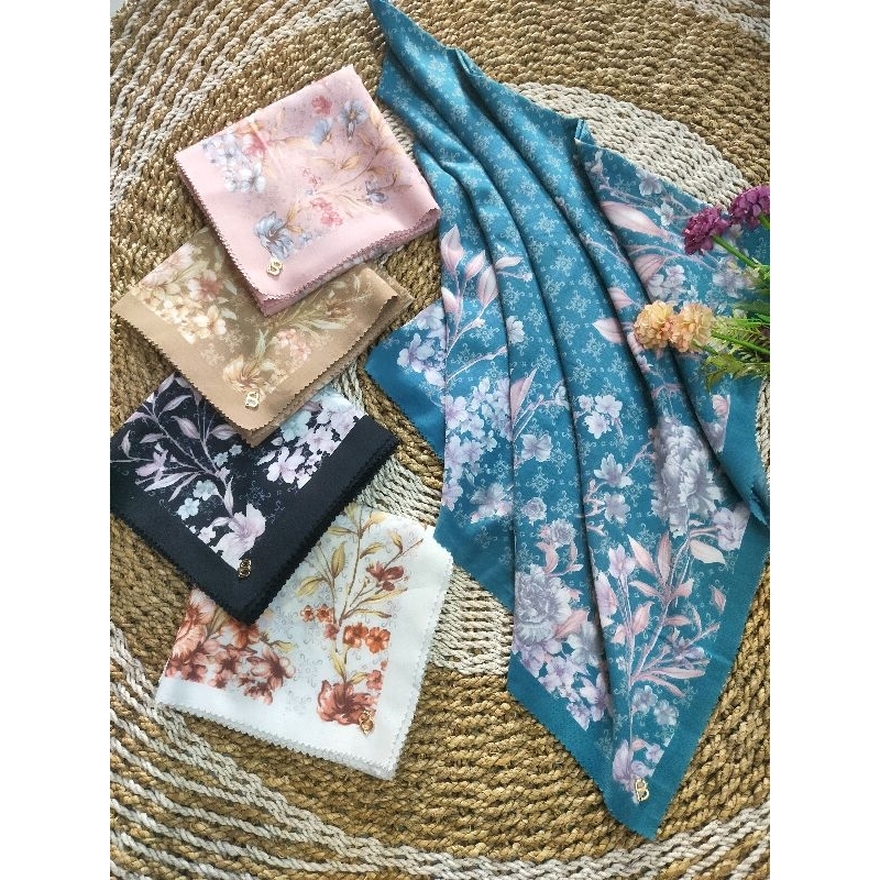 Jual Flower series hijab voal pin Button ukuran jumbo/ukuran syar'i ...