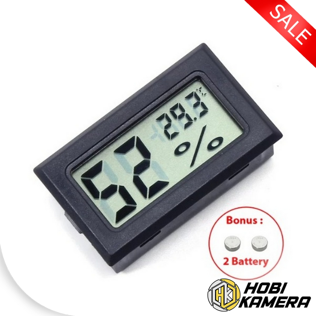 Jual Hygrometer Digital for Drybox Dry Cabinet Free Battery | Shopee ...