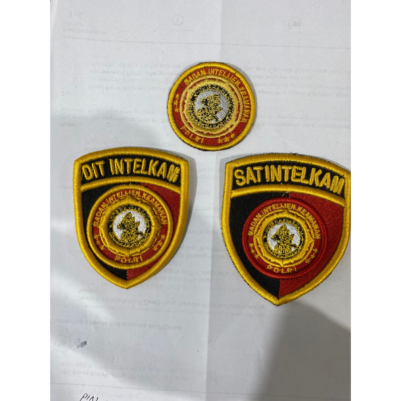 Jual Lg Dit/ Sat Intelkam Bordir timbul | Shopee Indonesia