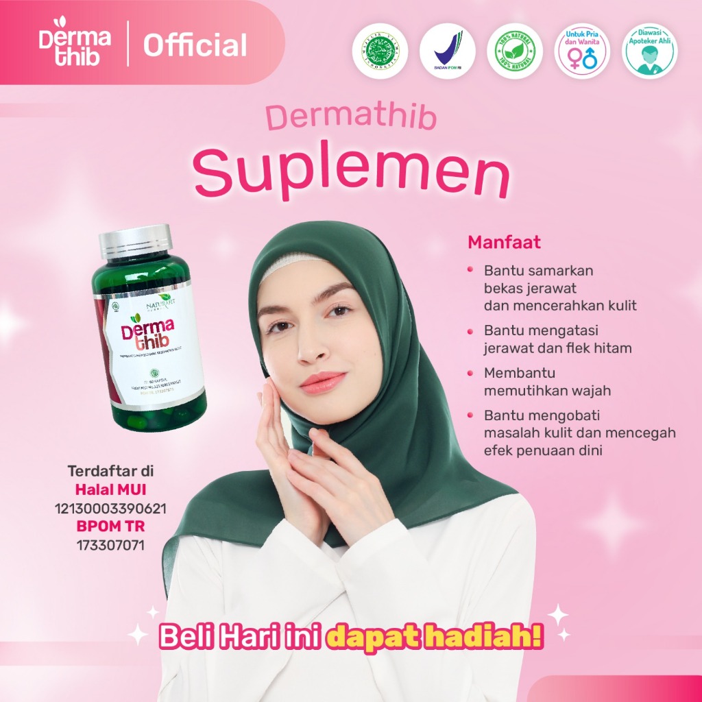Jual DERMATHIB - Acne Treatment Suplemen Kapsul Obat Jerawat dan Bekas ...