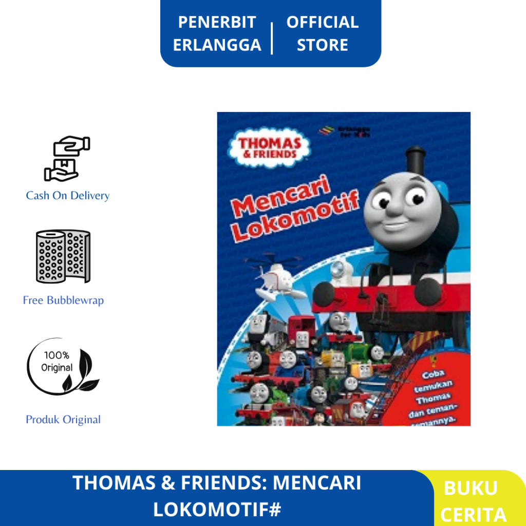 Jual BUKU CERITA ANAK: THOMAS & FRIENDS: MENCARI LOKOMOTIF# | Shopee Indonesia