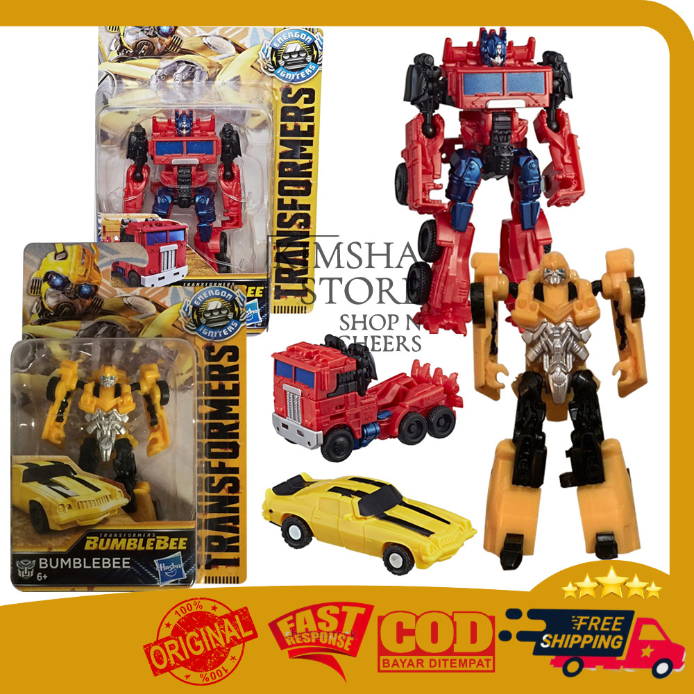 Jual Transformers Bumblebee Optimus Prime Energon Igniters Mainan Anak ...