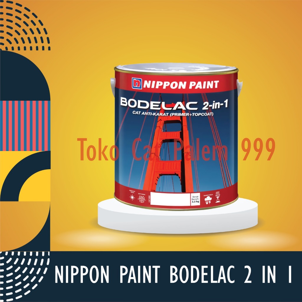 Jual CAT KAYU DAN BESI NIPPON PAINT BODELAC 2IN 1 ANTI KARAT TINTING ...