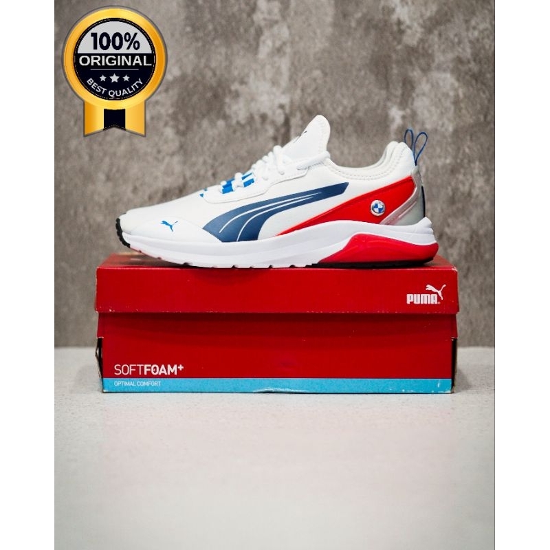 Jual PUMA x BMW MOTORSPORT ELECTRON WHITE [307316-02] ORIGINAL | Shopee ...