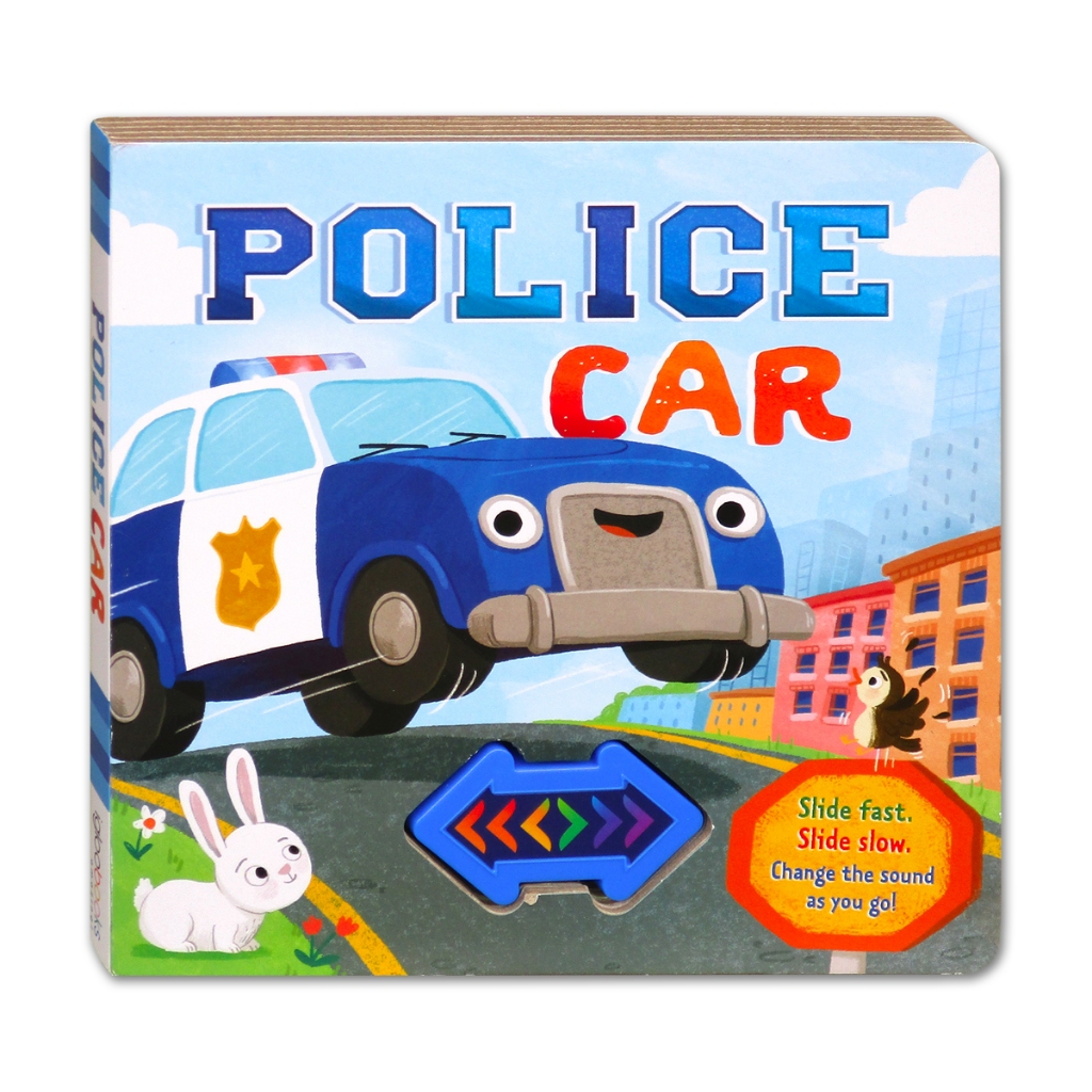 Jual [Igloo Books] Police Car Slide Fast Slide Slow Sound Board Book ...