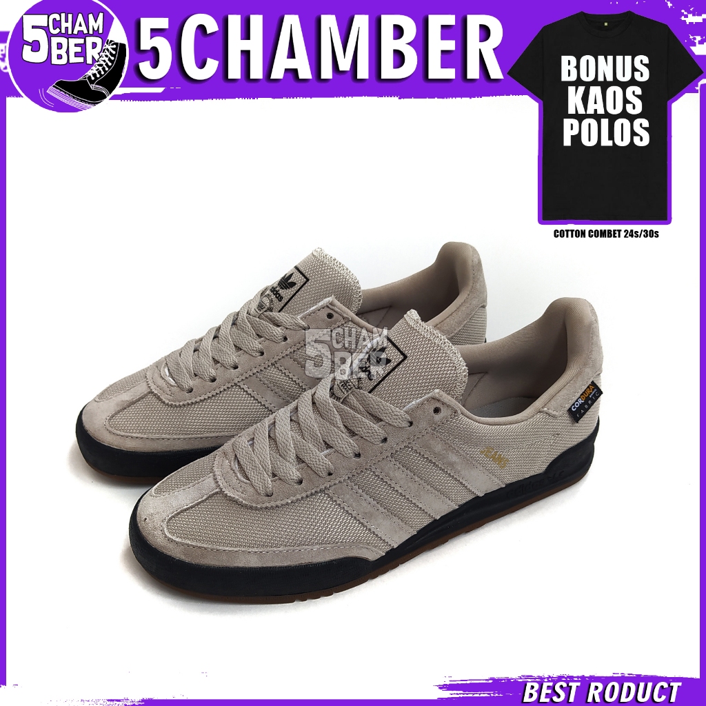 Jual 5CHAMBER - Sepatu Adidas Jeans Cordura Focus Alumunium Pantone Gum ...