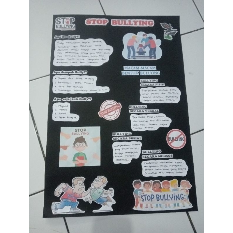 Jual poster STOP BULLYING prakarya sekolah | Shopee Indonesia