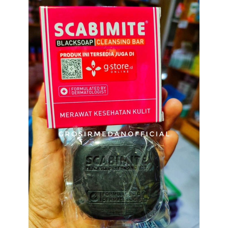 Jual BLACKSOAP SCABIMITE SABUN CLEANSING BAR SOAP 60 G | Shopee Indonesia
