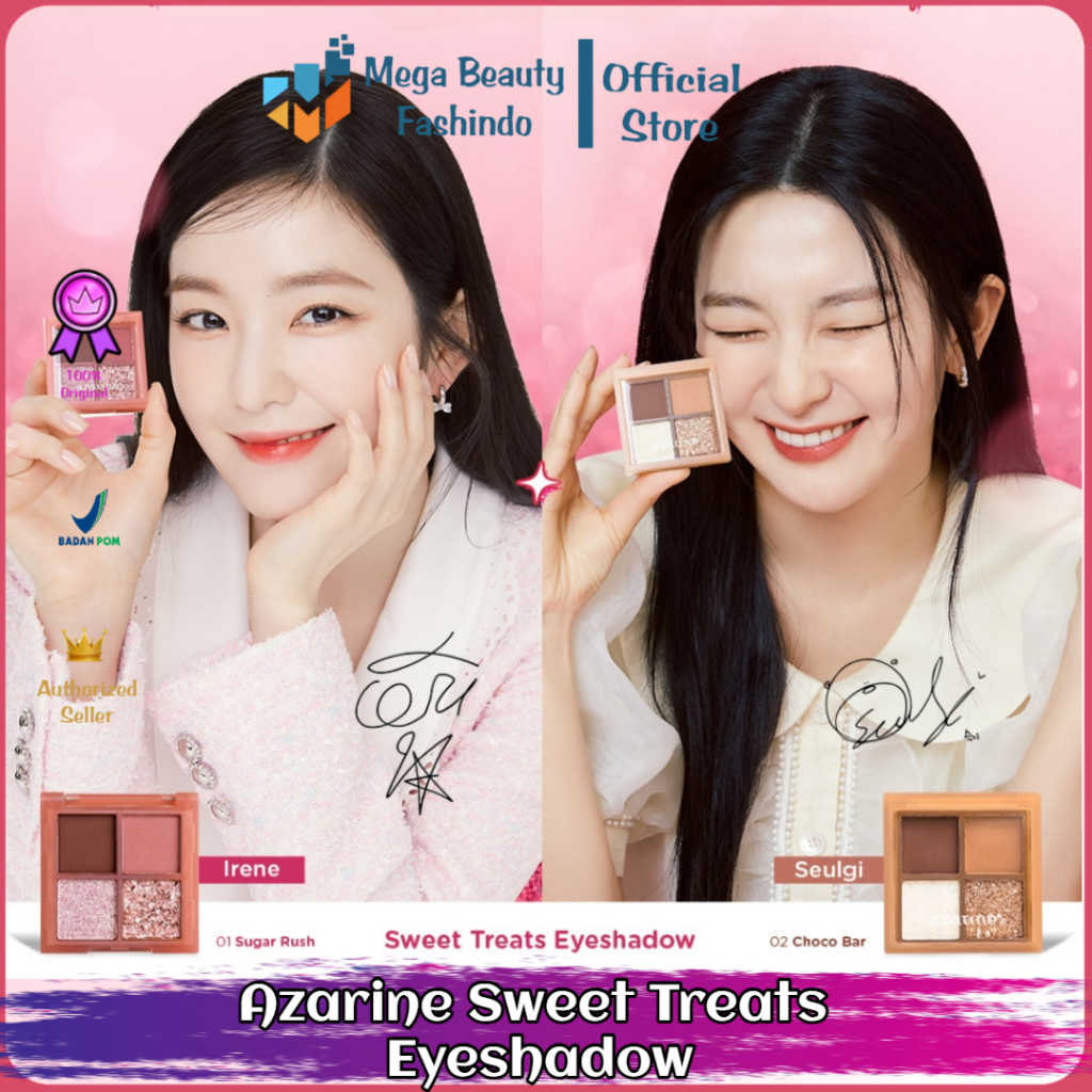 Jual [Azarine x Red Velvet] Sweet Treats Eyeshadow 5.5gr | Azarine ...
