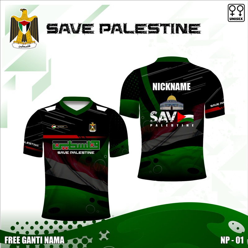 Jual baju save palestina kaos jersey islami new gaza | Shopee Indonesia