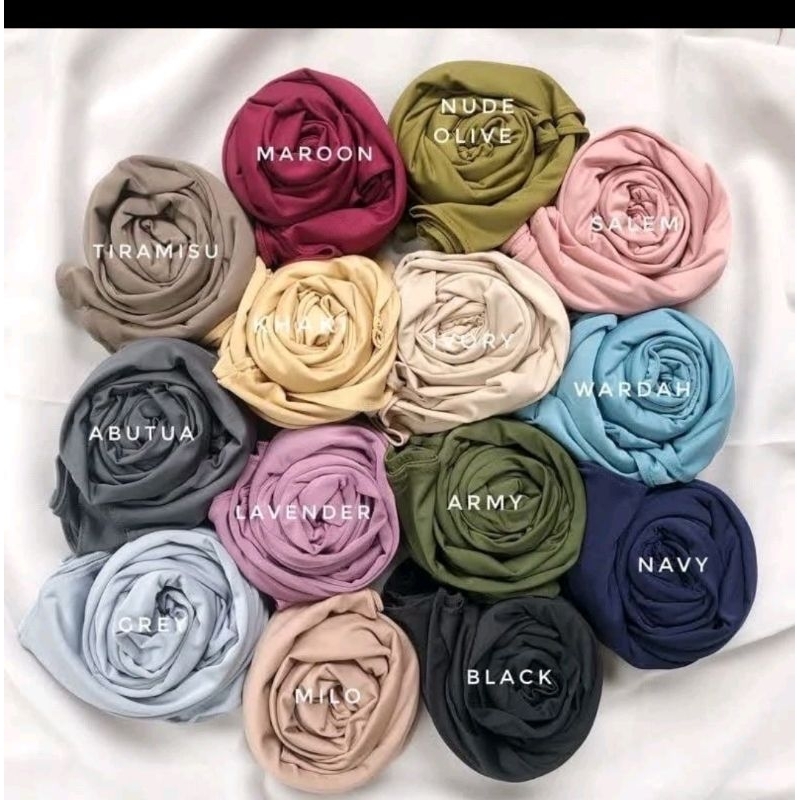 Jual JIlbab Instan Segitiga Inner Kuping Jersey Segitiga Instan Inner ...