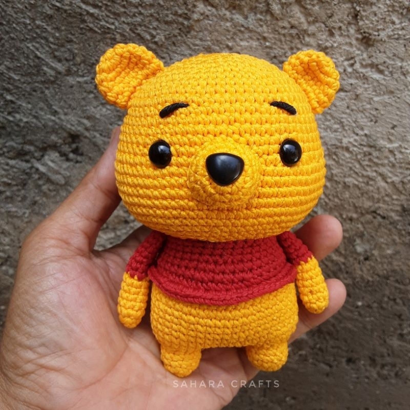 Jual Boneka Rajut Amigurumi/ Edisi Winnie The Pooh | Shopee Indonesia