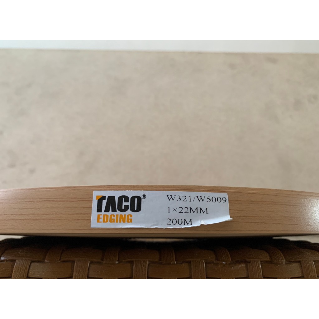 Jual Per 5 Meter Edging Taco W 321 / 5009 1 x 22 Mm Woodgrain HPL TH 321 H 2 Cm | Shopee Indonesia
