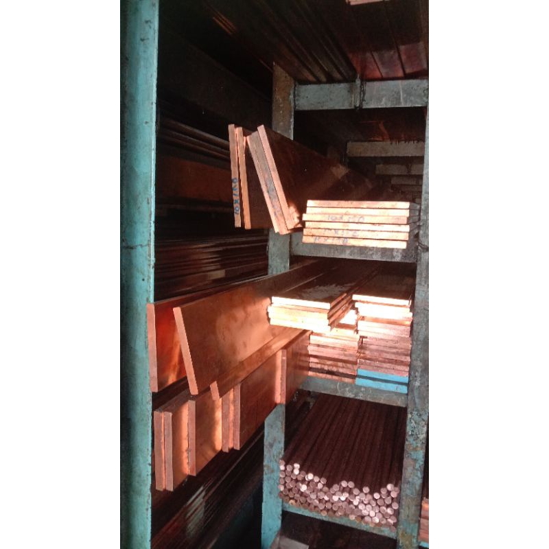 Jual plat tembaga tebal 10mm x 100mm x 1000mm | Shopee Indonesia