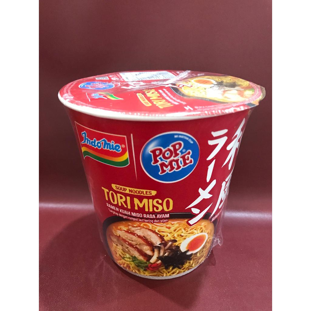 Jual Pop Mie Khas Jepang Ramen Kuah Tori Miso Rasa Ayam 75g Popmie Ramen Tori Miso Shopee