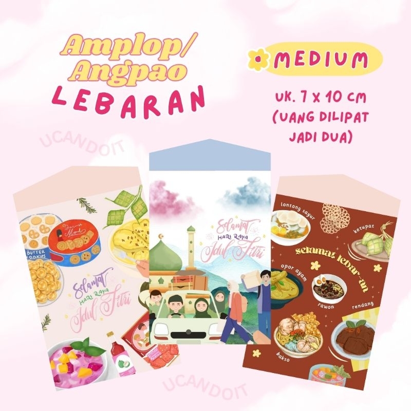 Jual Amplop Angpao Lebaran MEDIUM isi 10pcs (Special Edition) | Shopee ...