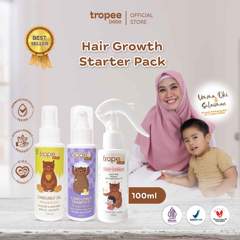 Jual Tropee Bebe - Paket Minyak & Shampo Kemiri & Lotion Rambut Fresh ...