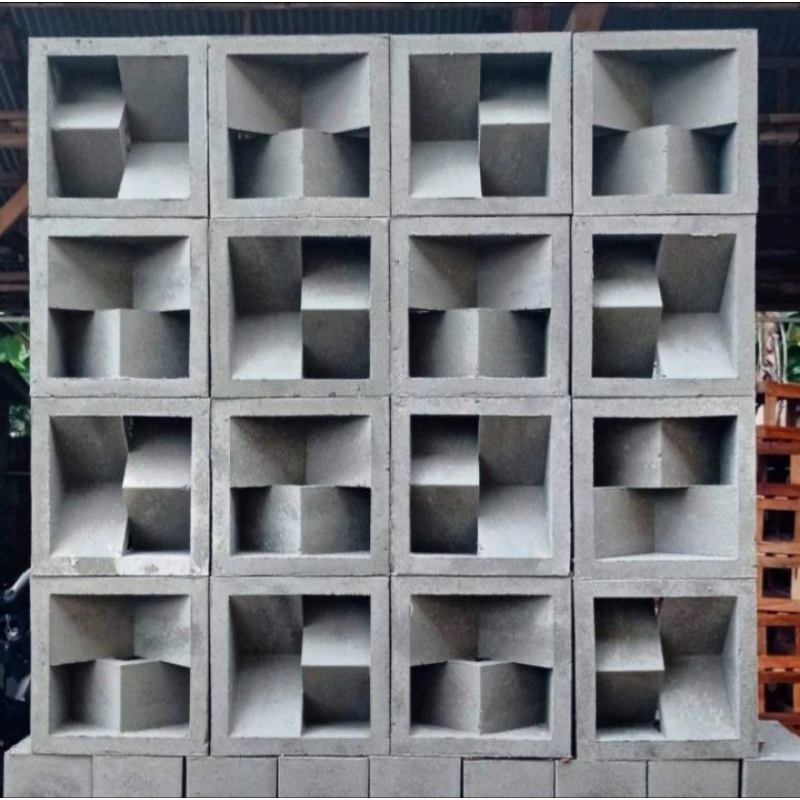 Jual Roster beton rumah pagar kekinian/hiasan dinding dekorasi rumah ...