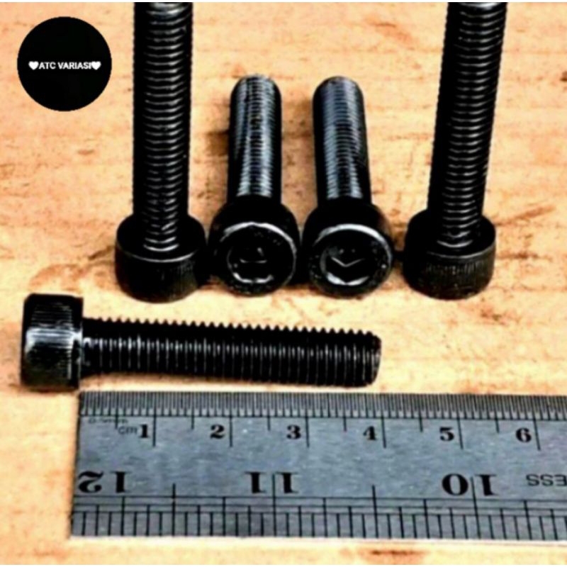 Jual Baut L Baja Hitam m8×40 | Shopee Indonesia