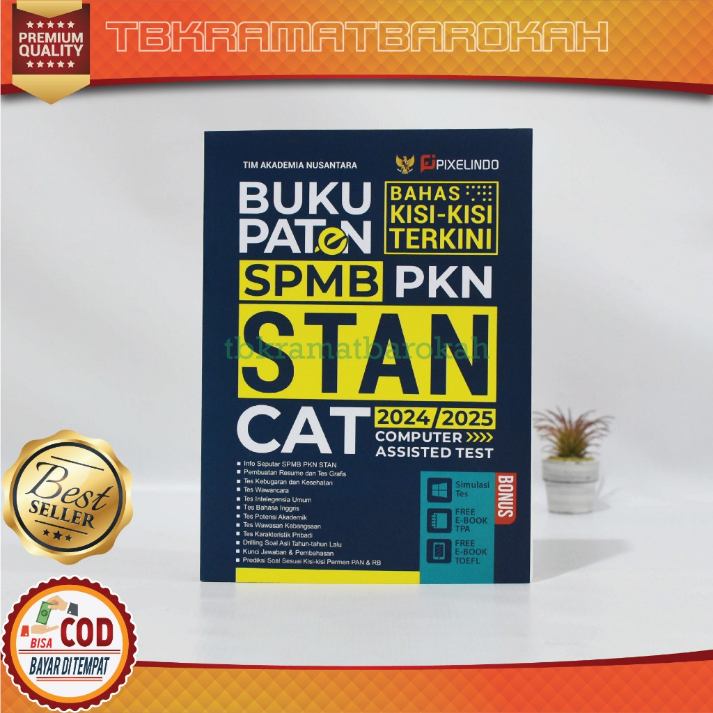 Jual Buku Paten Bahas Kisi-Kisi Terkini SPMB PKN STAN Sekolah Tinggi ...
