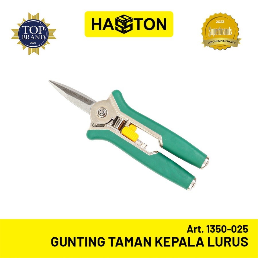 Jual Gunting Taman Kepala Lurus Hasston Gunting Dahan Bunga Tajam dan ...