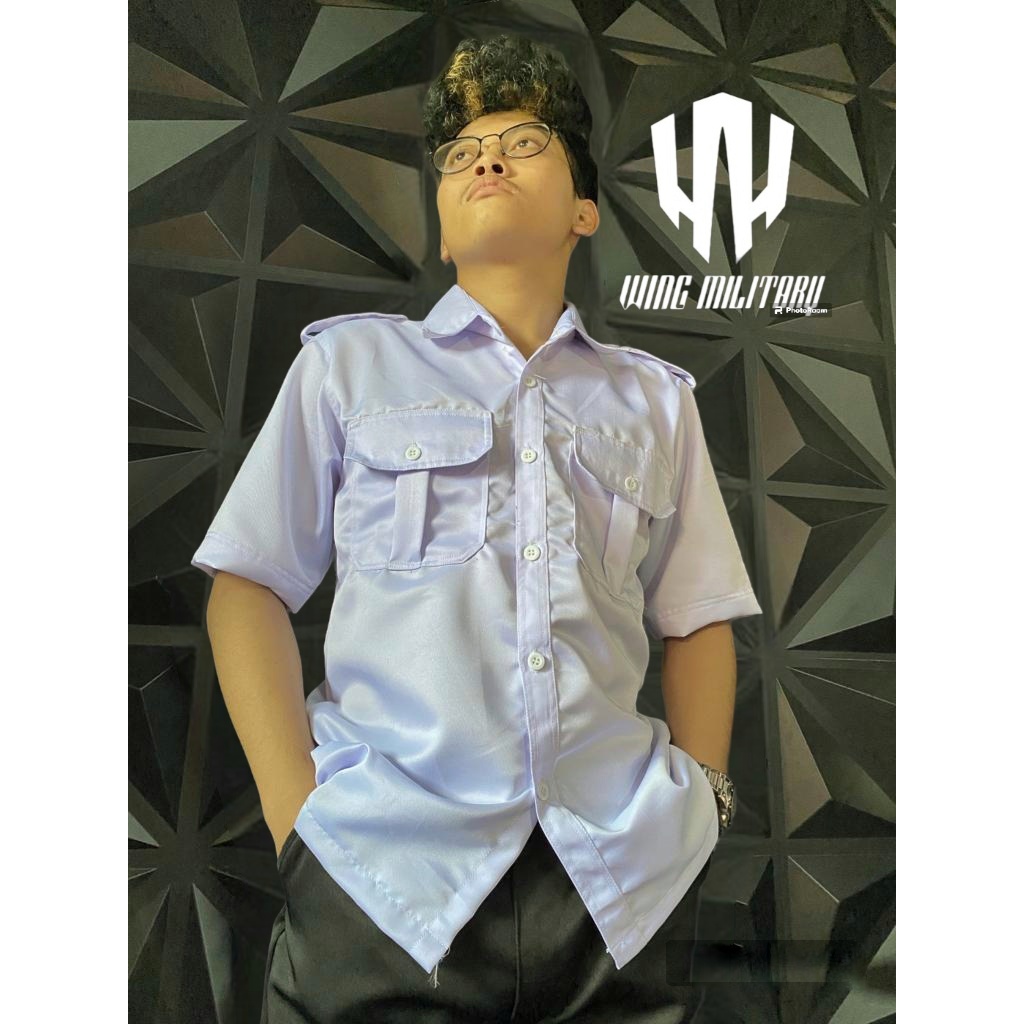 Jual KEMEJA PDH PDL PUTIH - SERAGAM PNS - BAJU DINAS PUTIH PRIA ...