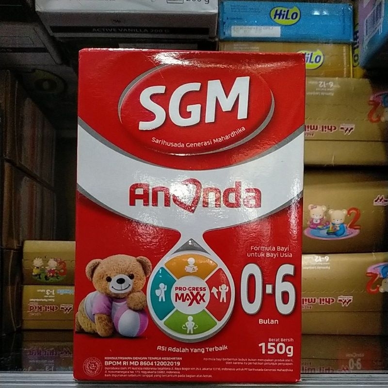 Jual SGM Ananda 0-6 150g | Shopee Indonesia