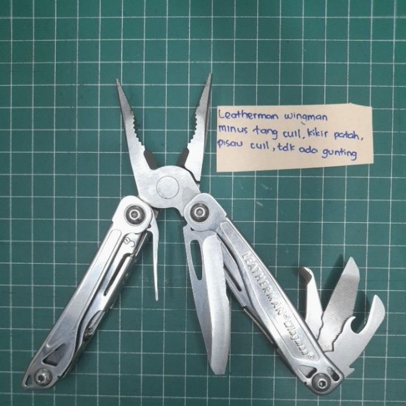 Jual LEATHERMAN WINGMAN ORIGINAL USA Alat Saku Serbaguna bukan Swiss tools | Shopee Indonesia