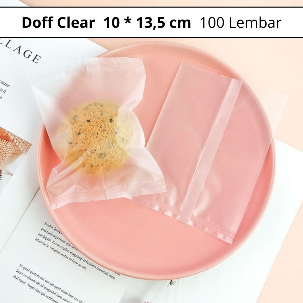 Jual [isi100pcs] Plastik Cookies TANPA LEM Mooncake Nastar Dove Polos ...