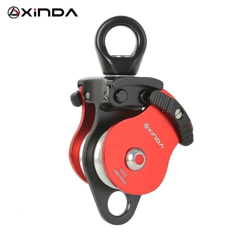 Jual xinda twin swivel pulley, spin twin pulley, rescue, rope access ...
