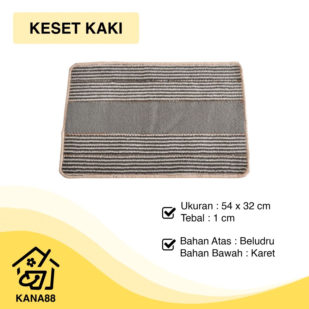 Jual Keset Kamar Mandi Adros Keset Karet Anti Selip Pengering Kaki ...