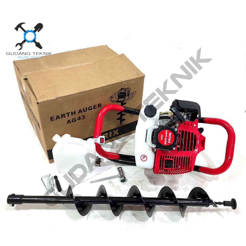 Jual (AG-43 MATRIX) Mesin Bor Tanah MATRIX AG43 42,8cc AG43 / Earth ...