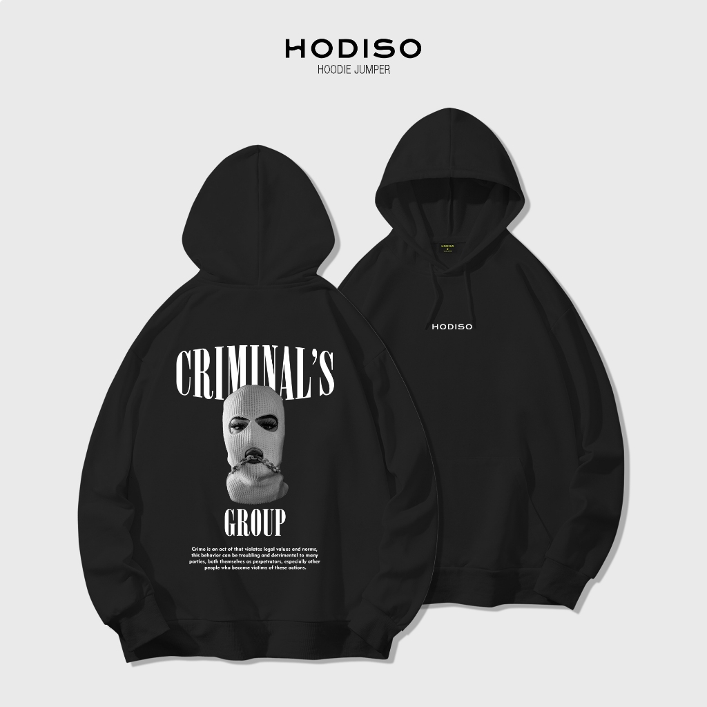 Jual HODISO - CRIMINAL'S Hoodie Jumper Pullover | Shopee Indonesia
