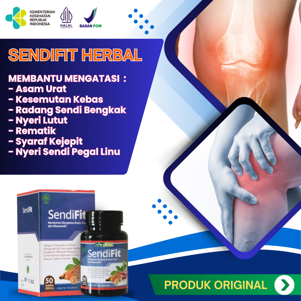 Jual SENDIFIT | Obat Pelumas Tulang Dan Sendi Vitamin Tulang Sendi ...
