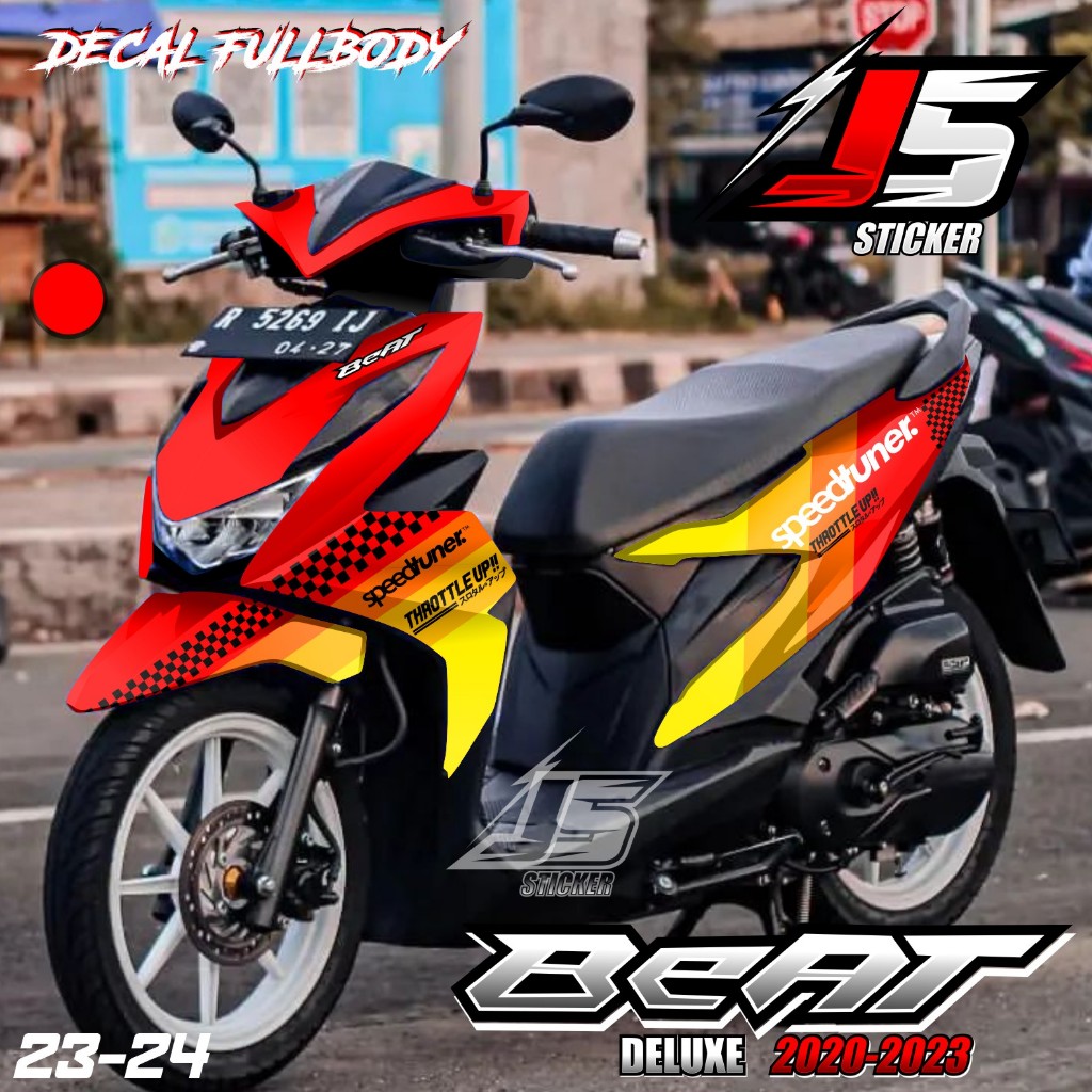 Jual (COD) TERBARU Decal Sticker Beat DELUXE STREET 2020 2021 2022 2023 ...