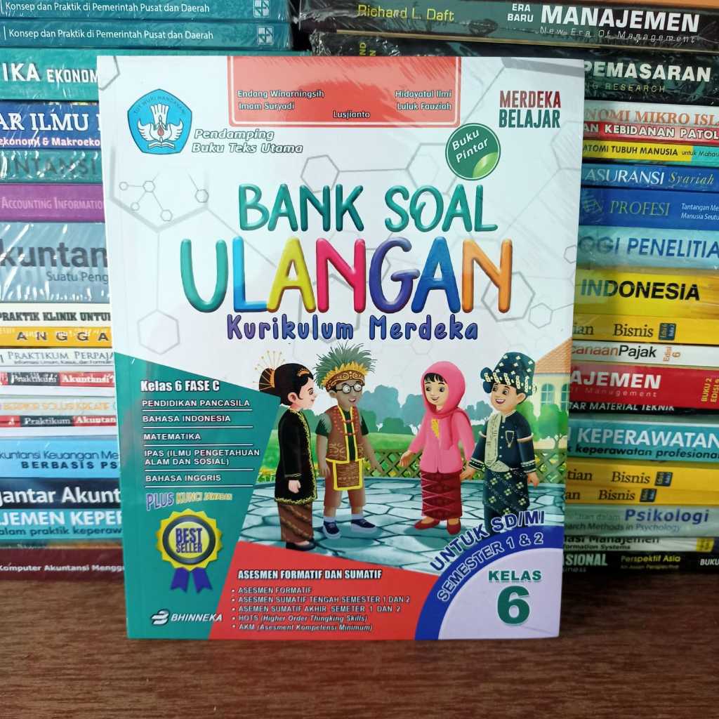 Jual Buku Pintar Bank Soal Ulangan Kurikulum Merdeka SD/MI Kelas 1, 2, 3, 4, 5, 6 Semester 1&2 ...