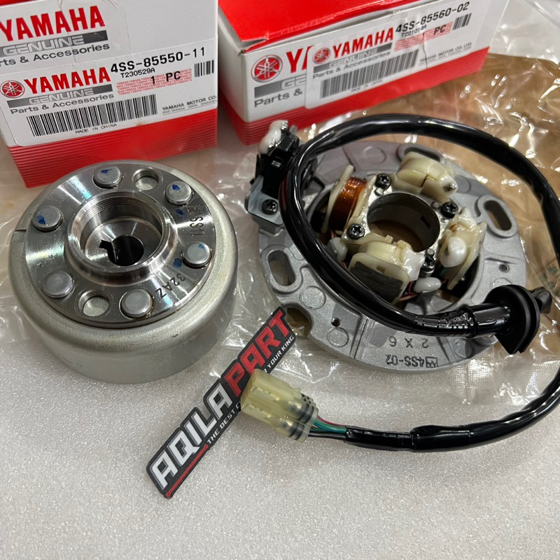 Jual PENGAPIAN SET 4SS YZ 125 MAGNET LENGKAP SPOLL SPUL MAHNET ROTOR ASSY BASE ASSY ORIGINAL YZ ...