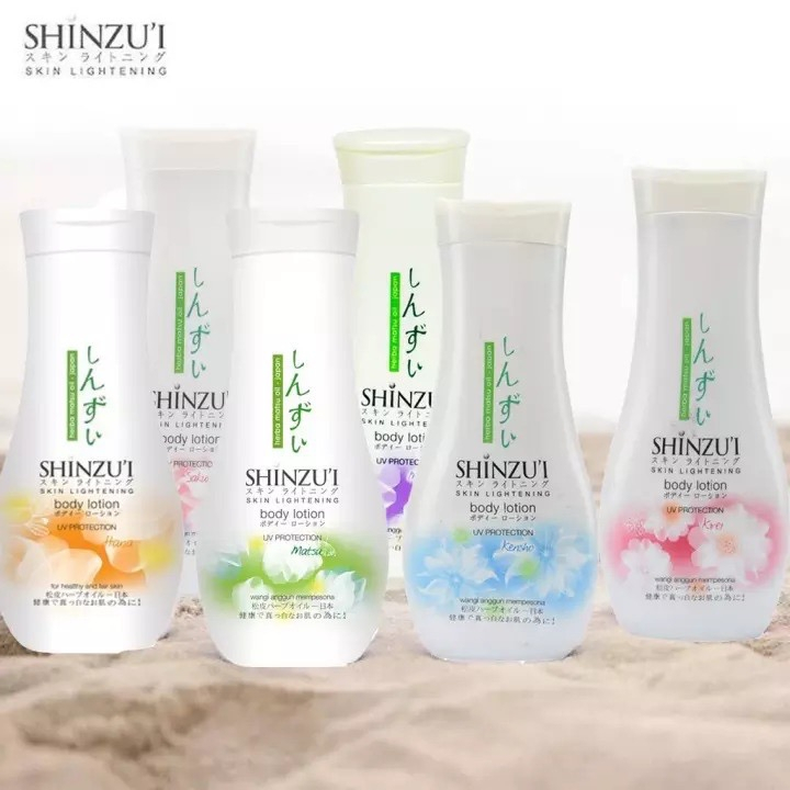 Jual SHINZUI Skin Lightening Body Lotion UV Protection 100ml / Hand ...
