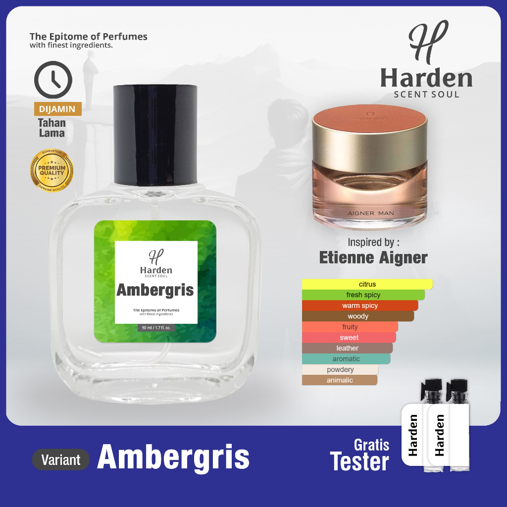 Jual Harden Parfum EDP Ambergis Murah Tahan Lama | Shopee Indonesia