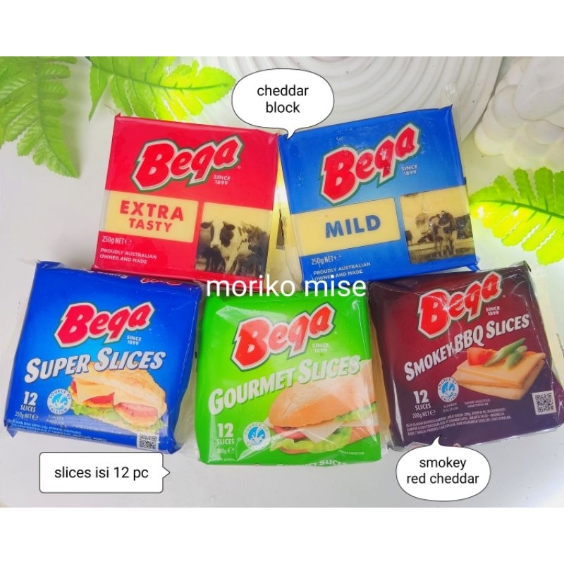 Jual [ BEGA CHEESE ] smokey red cheddar slice / bega STRINGERS ...