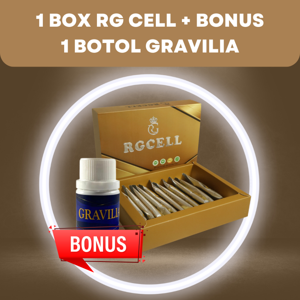 Jual RG CELL +Bonus Gravilia 100% Peptide Murni Dijamin Original ...